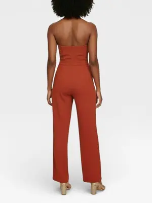 Rachel Rachel Roy Halter Neck Keyhole Jumpsuit