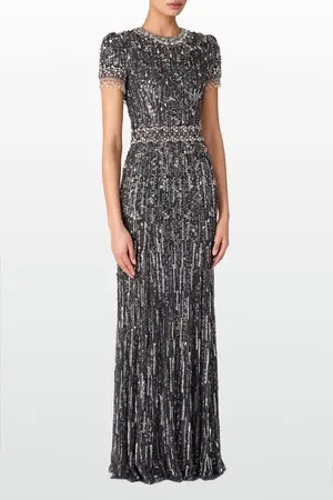 Jenny Packham Roxy Gown - Shadow Grey