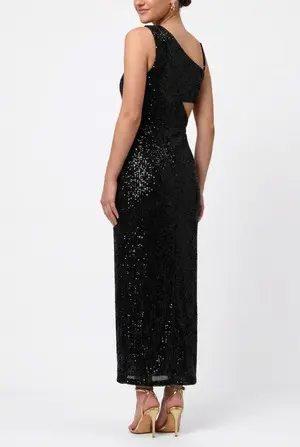Rachel Rachel Roy Phoenix One-shoulder Maxi Gown