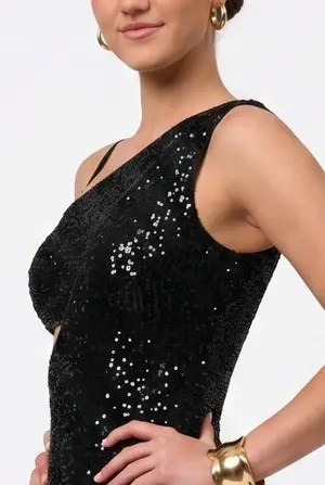 Rachel Rachel Roy Phoenix One-shoulder Maxi Gown