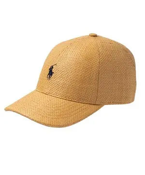 Polo Ralph Lauren Straw Baseball Cap - Natural