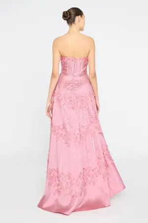 Theia Toby Beaded Gown