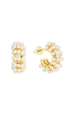 UNTAMED PETALS Millie Mini Hoop Earrings - Gold