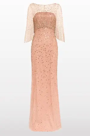 Embellished Layered Maxi Dresses