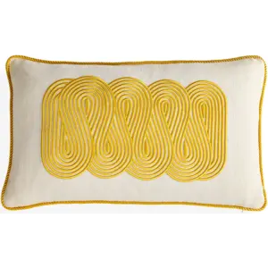 Jonathan Adler Pompidou Pillow - Yellow Path