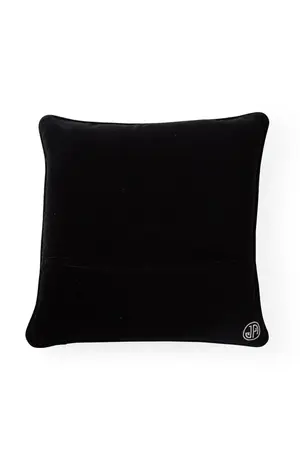 Jonathan Adler Lips Needlepoint Throw Pillow - Lips Smolder