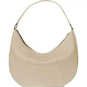 DEUX MAINS Saddle Shoulder Bag - Bone