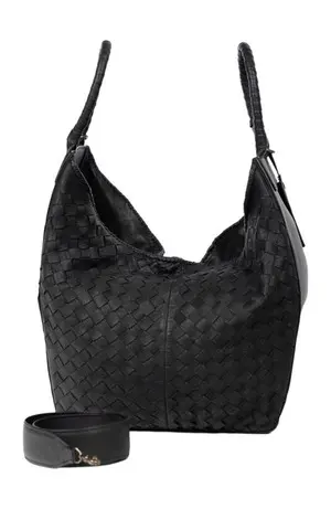 DEUX MAINS All Day Leather Tote - Black