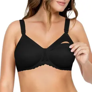 Parfait Leila Underwire Semless Cup Nursing Bra - Black