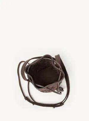 DEUX MAINS Mini Essential Bucket Bag - Brown