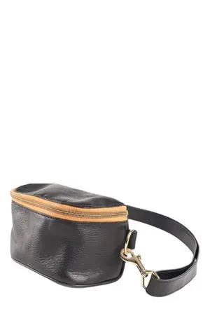 DEUX MAINS Leather Hip Bag
