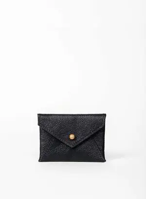 DEUX MAINS Coin Pouch Black