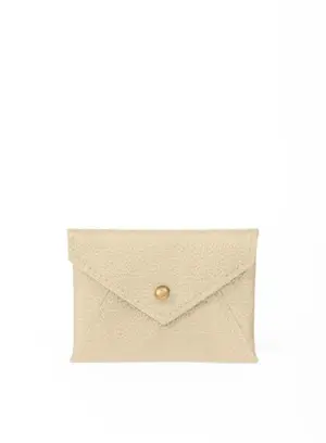DEUX MAINS Coin Pouch - Bone