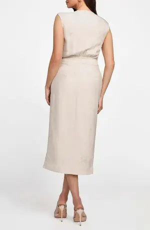MARCIANO Jacquard Wrap Dress