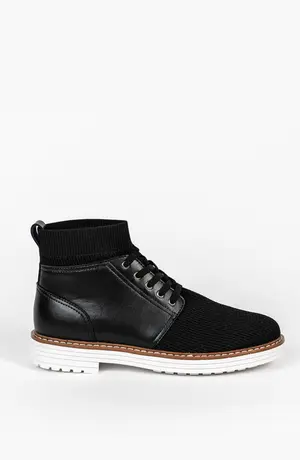 JAMES O'REGAN Ranger High Top Sneaker-boots - Black