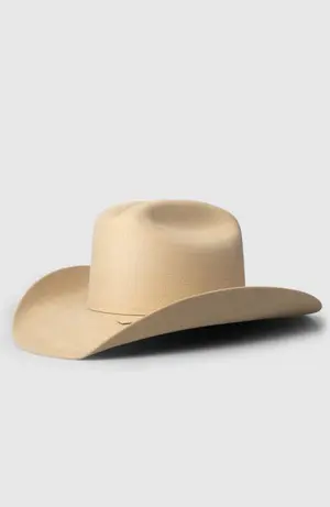 MANELA Felt Cowboy Hat - Butterscotch