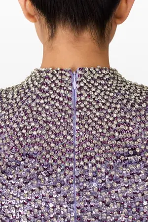Jenny Packham Jourdain Sequin-embellished Gown - Viola