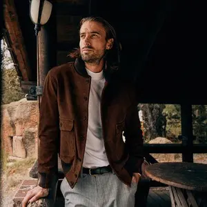 LAST WOLF Voyageurs Bomber Jacket