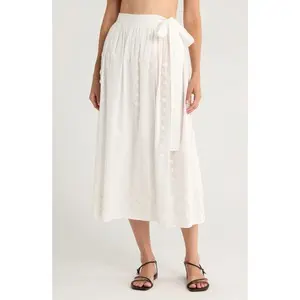 White Cover Ups Skirts