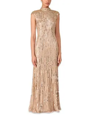Jenny Packham Ernest Maxi Gown - Cashmere