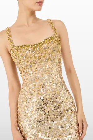 Jenny Packham Mirabeau Sequin-embellished Gown - Illusion