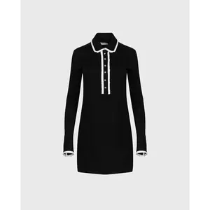 Anne Fontaine Estampe Long Sleeve Dress