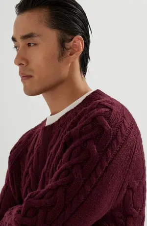 Brunello Cucinelli Cable Knit Cashmere Sweater