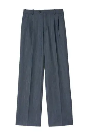 Sandro Striped Wide-leg Trousers