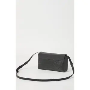 Brunello Cucinelli Mat Calfskin Shoulder Bag - Black