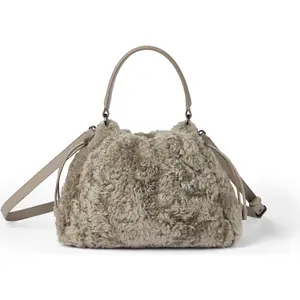 Brunello Cucinelli Silver Tone Bucket Bags