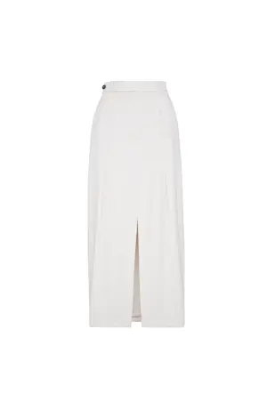 Brunello Cucinelli Button Detailed Skirts