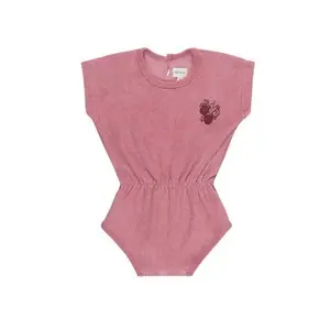 ELY'S & CO. Fruit Collection Romper Pink Apple