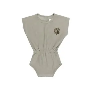 ELY'S & CO. Fruit Collection Romper Sage Pear