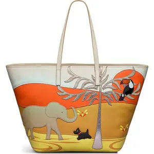 RADLEY On Safari Zip Top Tote Bag