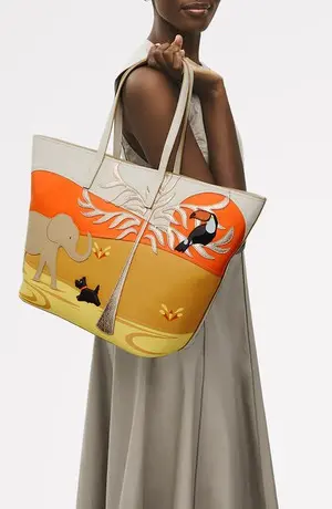 RADLEY On Safari Zip Top Tote Bag