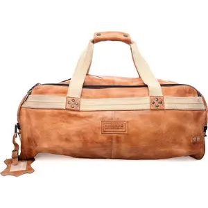 Bed Stu Ruslan Leather Duffle Tan Rustic