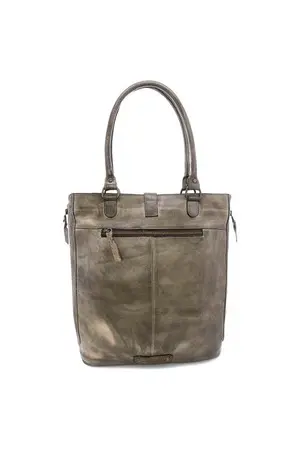 Bed Stu Mildred Leather Tote - Taupe Dd