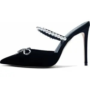 ZENA ZIORA Philippa 100 Pearl Stiletto Mule