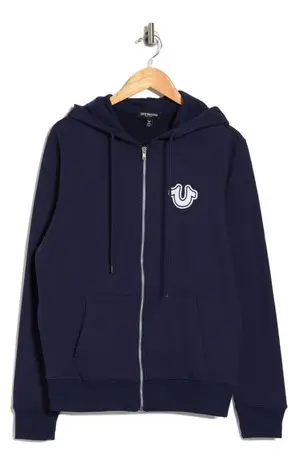 True Religion Core Zip-up Hoodie - Ace Blue