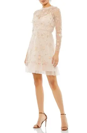 Mac Duggal Mini Dress - Blush