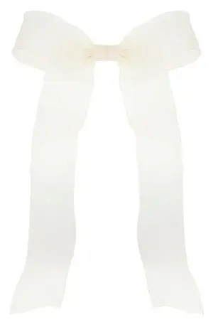 L. Erickson Hayden Bow Barrette - Cream