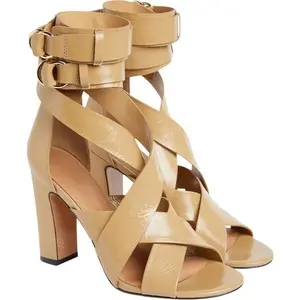 Cynthia Rowley Cece Wrap Heel - Camel