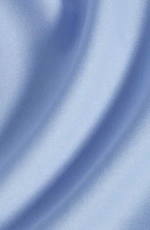 David Donahue Slim Fit Super Fine Twill Dress Shirt - Sky