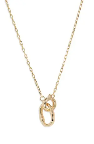 PANACEA Link Pendant Chain Necklace - Gold