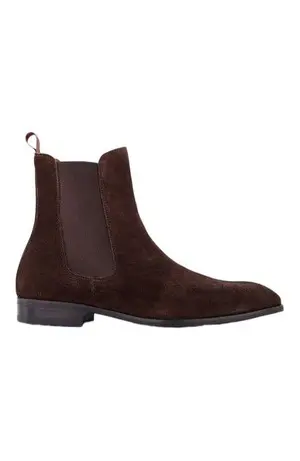 ANTHONY VEER Ashford Chelsea Boot - Tobbacco Velvet Brown Suede