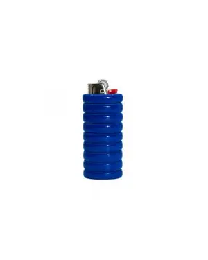 Fry Powers Gio Resin Lighter Holder - Cobalt Blue
