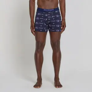 True Religion Boxer Briefs Cotton Stretch Underwear For Pack Of 4 - Purple