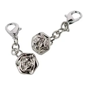 Trafalgar Lupin Rose Collar And Cuff Extenders - Silver Rose