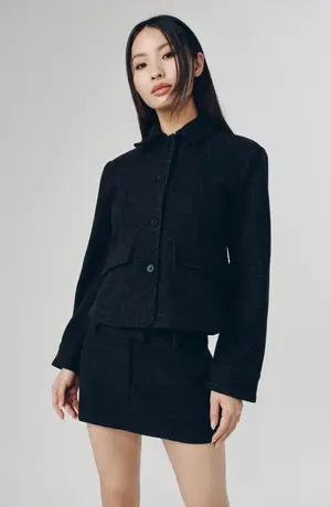 ALL MY LOVE Daisy Fitted Jacket - Dusk