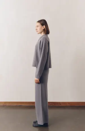 ALL MY LOVE Katie Cashmere Sweater - Cloud